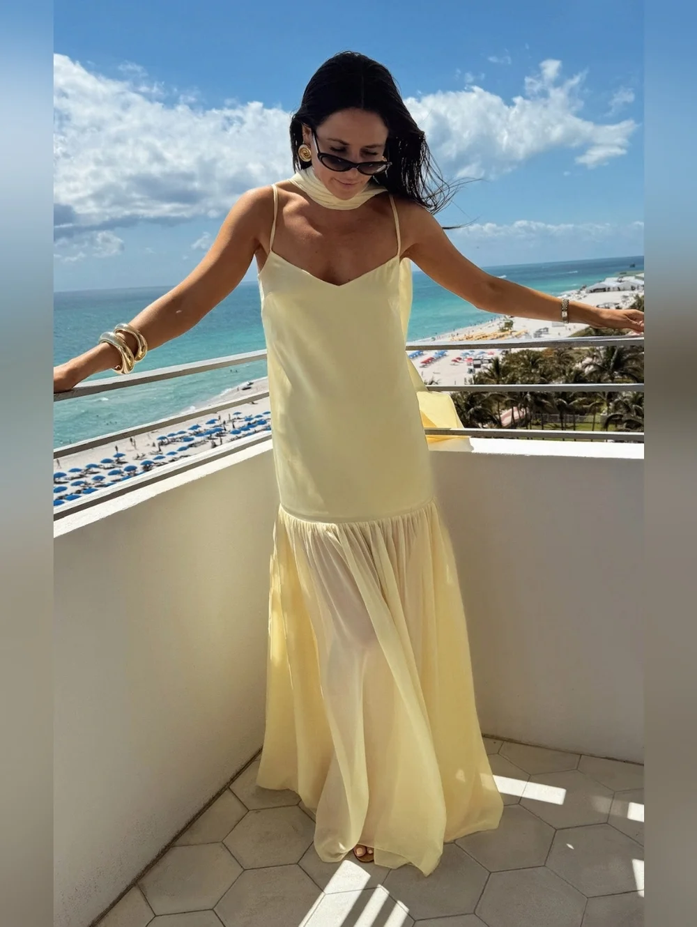 Show Me Your MuMu | Dresses | Show Me Your Mumu Dalia Maxi Pale Yellow ...